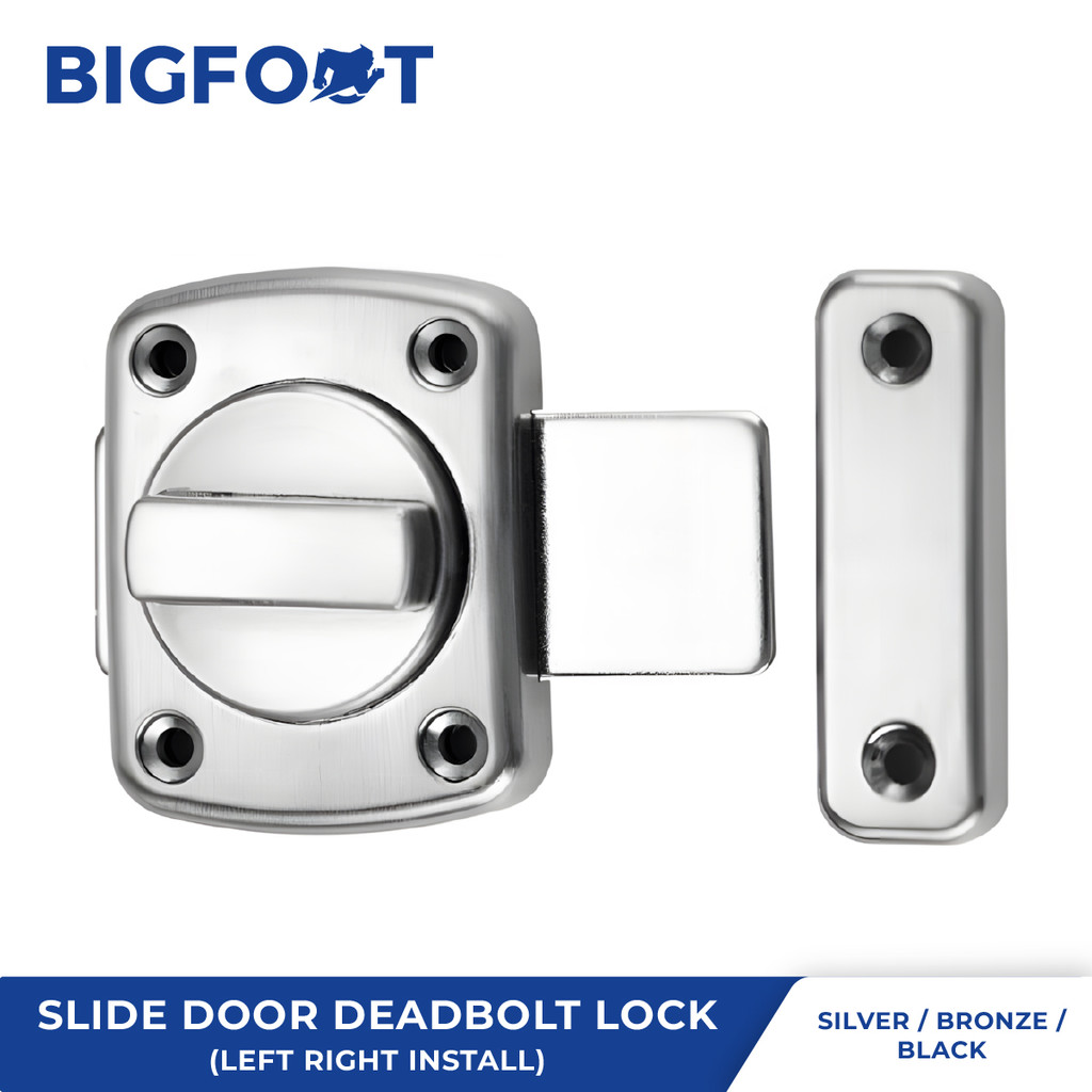 Lock Home Door Deadbolt Security Small Large (180°) Rotary Door Lock ...