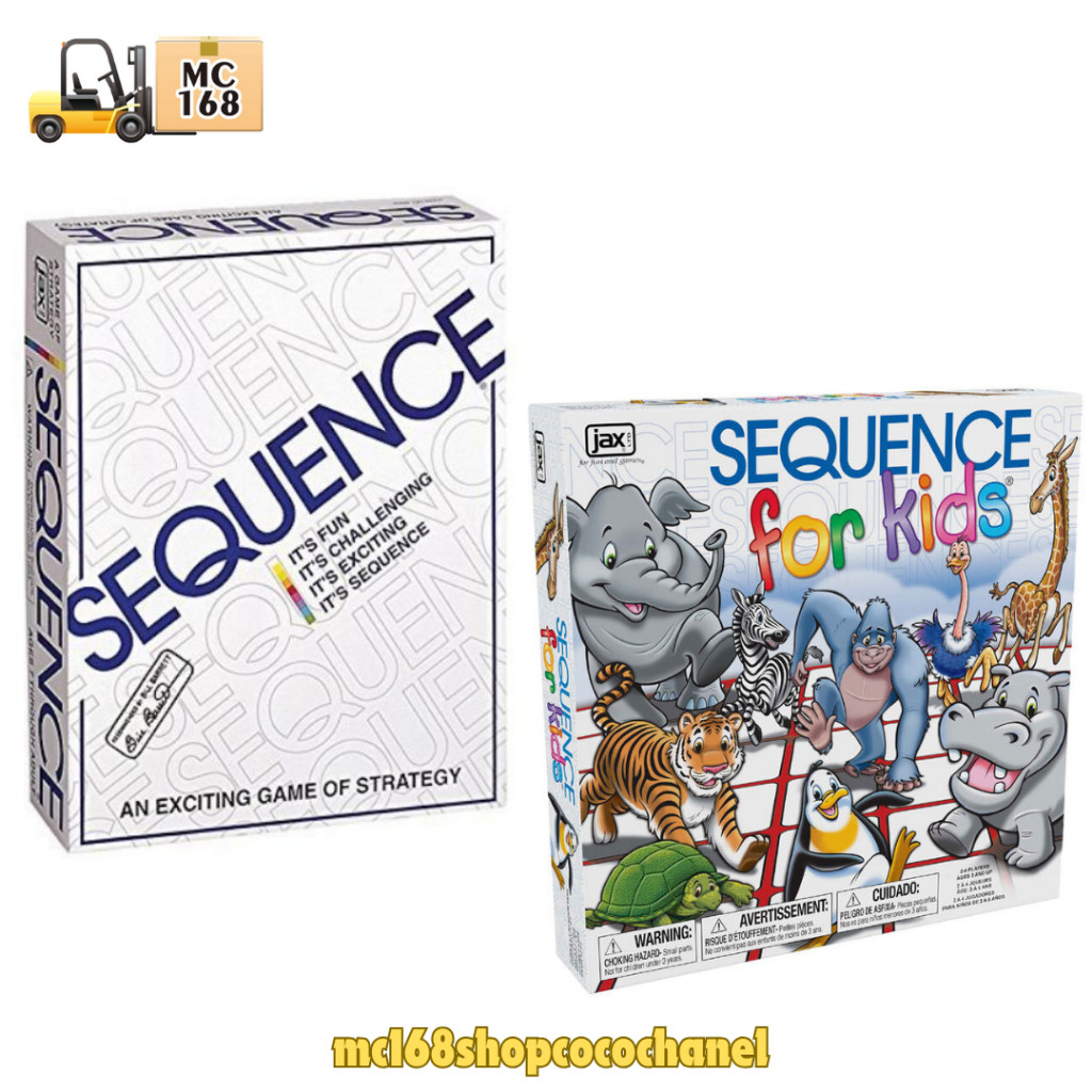 in stock Sequence Board Game An Exciting Game of Strategy Card Game for Kids and Adults Fun ...