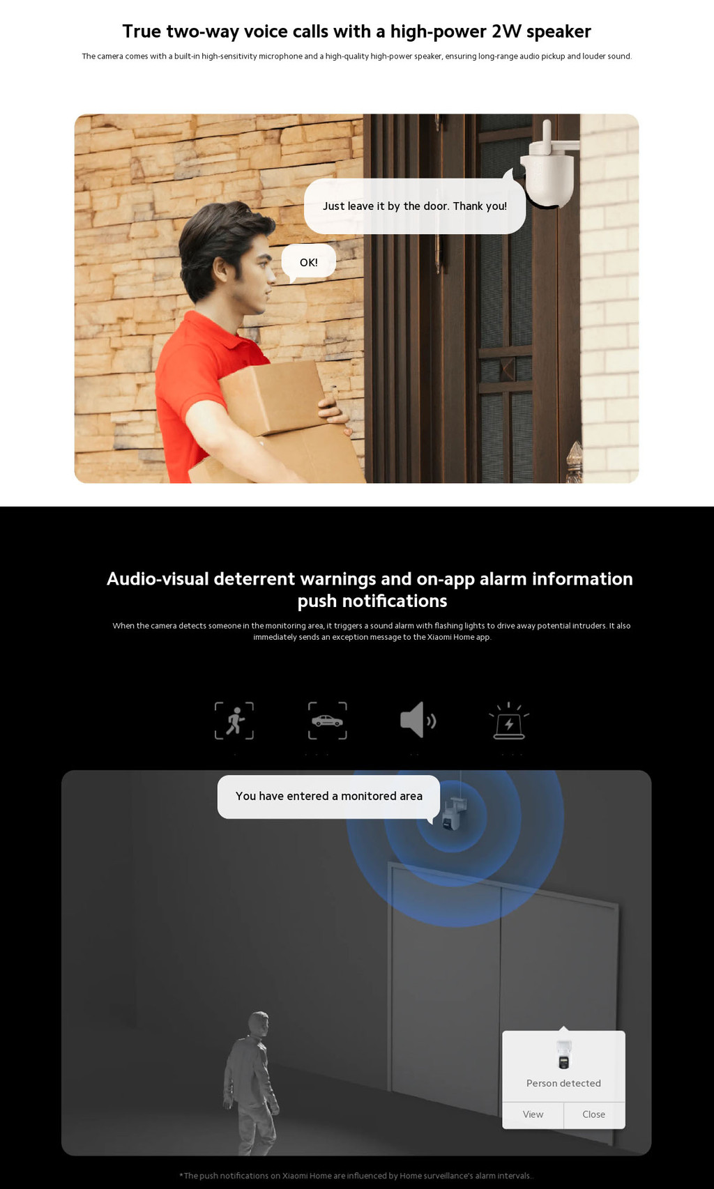 Xiaomi Outdoor Camera CW700S | 9x dual-lens zoom | Human and vehicle ...