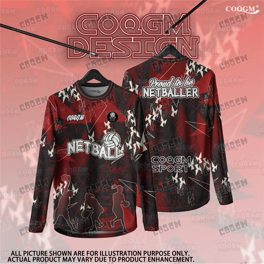 【Available】COQGM Original - Full sublimation Netball Team Jersey Custom ...