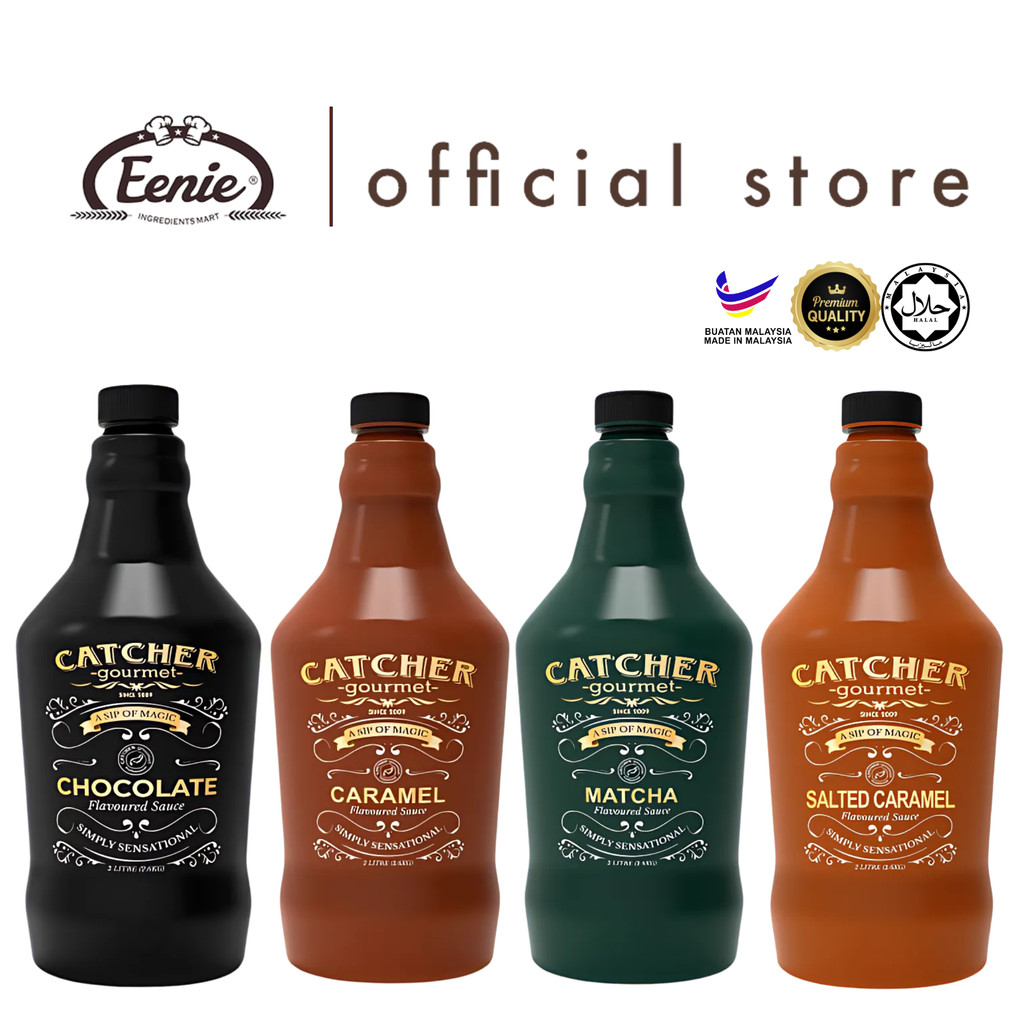 CATCHER GOURMET FLAVOURED SAUCE 2L | MATCHA | CHOCOLATE | SALTED ...