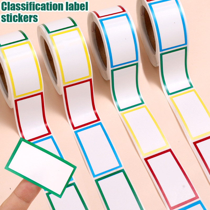 Cartoon Blank Name Tag Stickers - Self-Adhesive Gift Labels - For Home ...