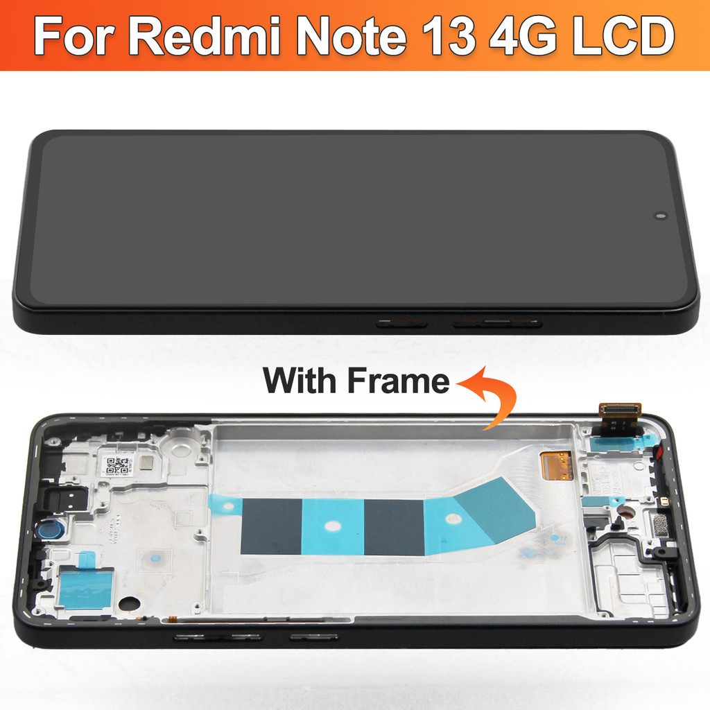 AMOLED for Xiaomi Redmi Note 13 4G 23129RAA4G 23124RA7EO LCD Display ...