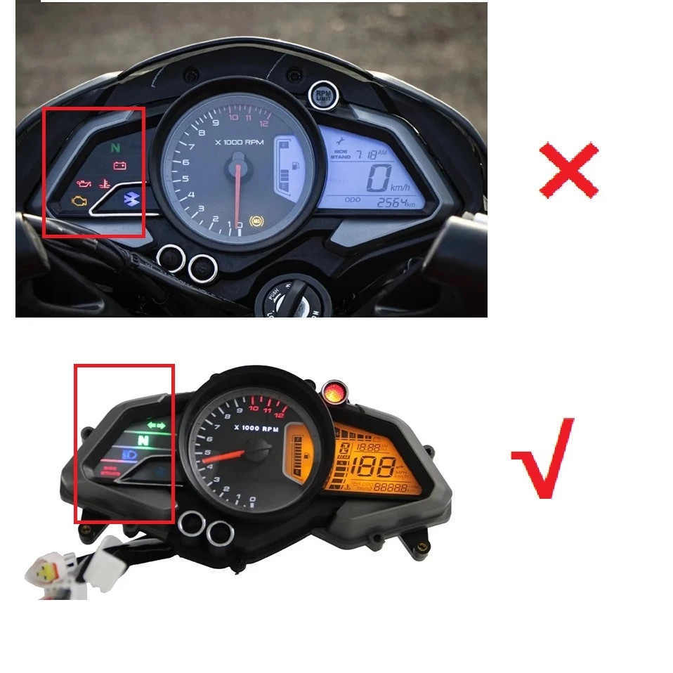 Digital Speedometer Gauge Assembly for Bajaj 200NS PULSAR200 NS ...