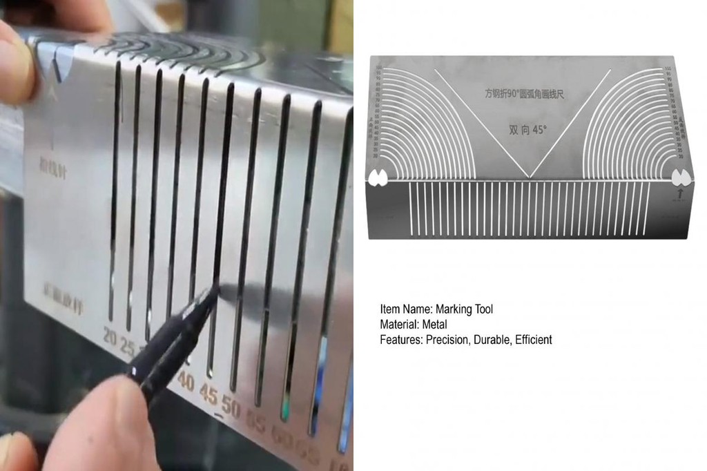 ccooamani| Arc Marking Tool for Metal Pipe Marking Solution Adjustable ...