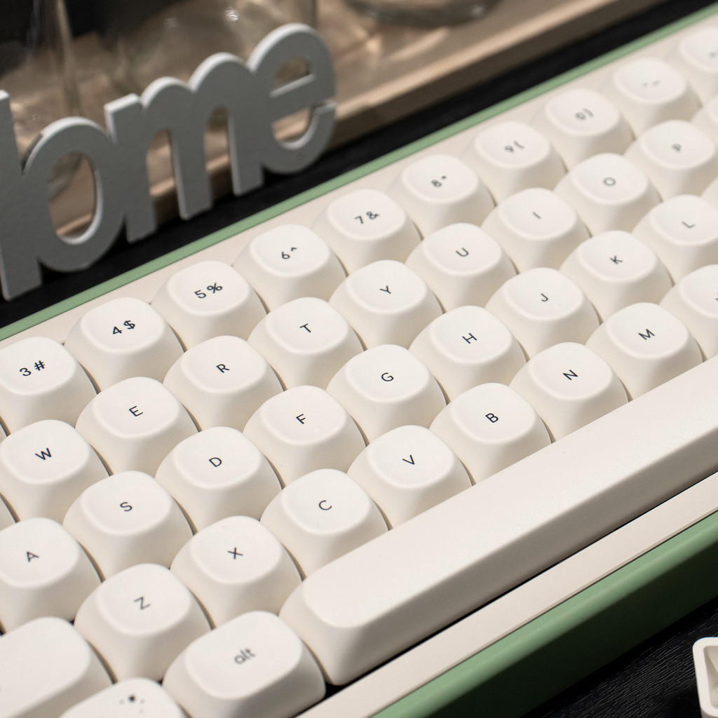 Minimalist Animals White Keycaps MOA profile PBT Keycaps for MX ...
