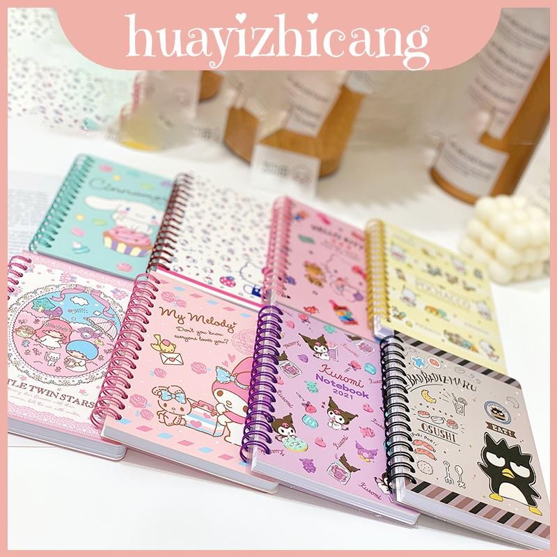 Cute A6 Kuromi Date Book Notebook Sanrio Design With Spiral Sheets ...