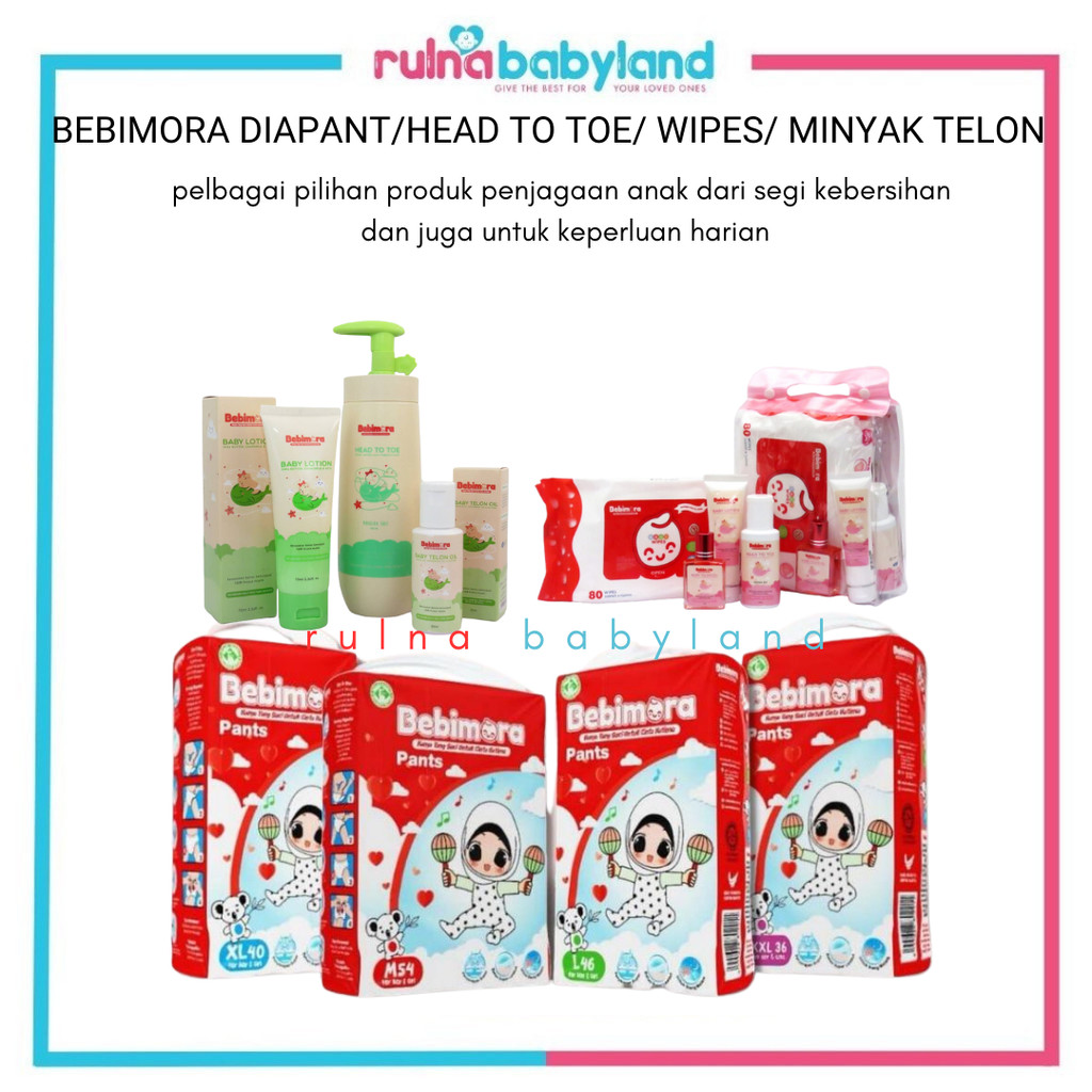 BEBIMORA BMF DIAPANTS HEAD TO TOE MINYAK TELON BABY WIPES | Shopee Malaysia