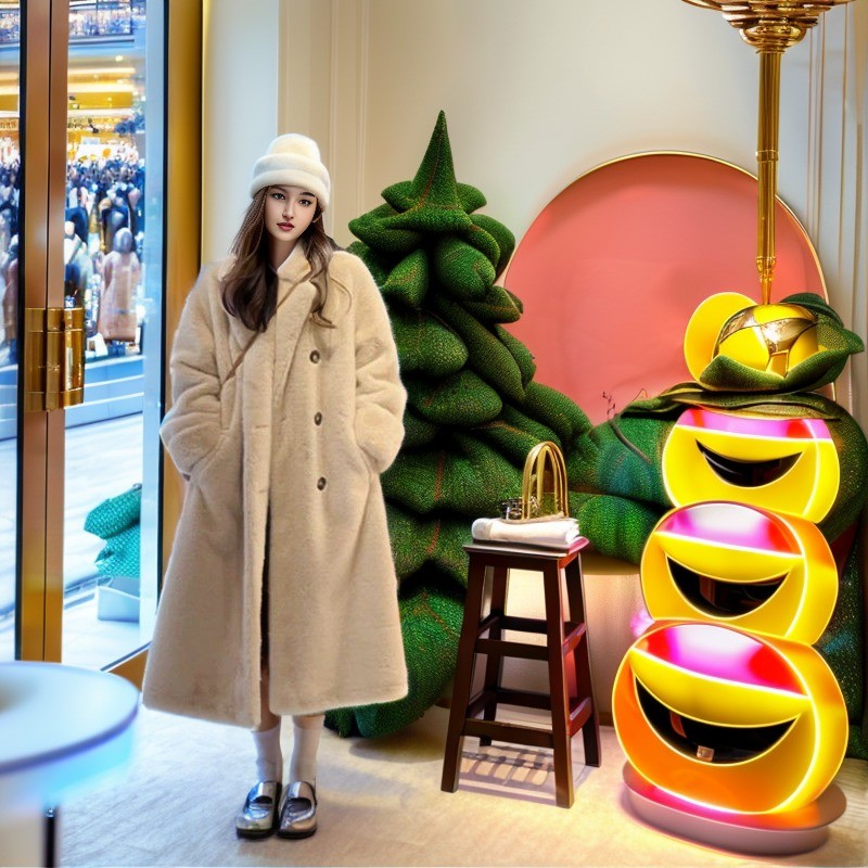 Women's Suit Collar Long Coat Autumn and Winter Warm Korean Style ...