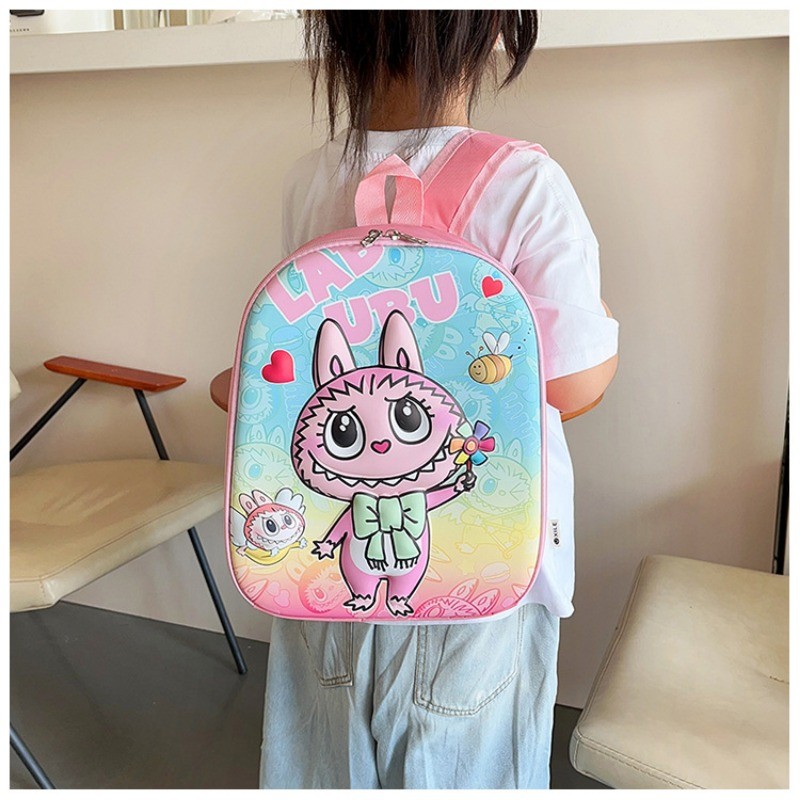 Cartoon Labubu Children's Schoolbag 12 Inch 3D Three-dimensional Labubu ...