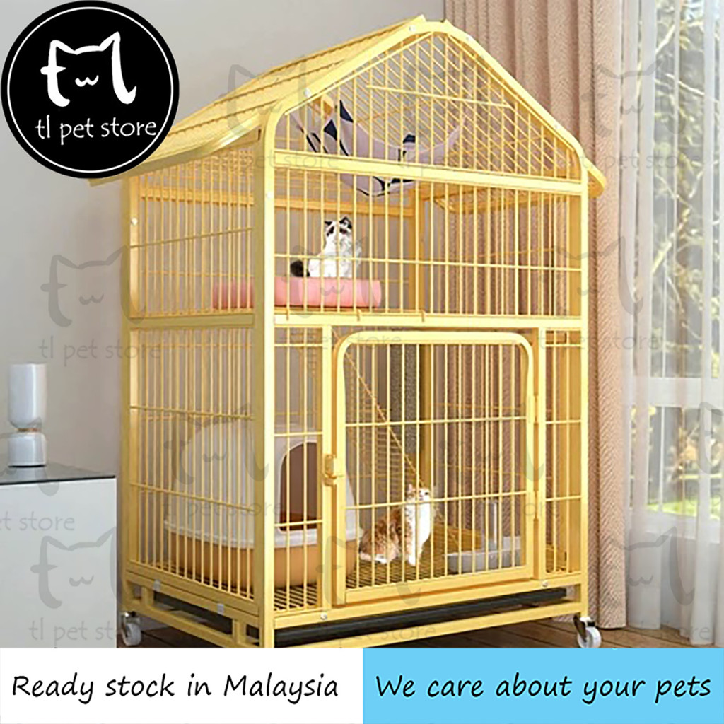 Luxury Cat House Cat Cage Extra Large Pet Cage Sangkar Kucing Besar ...