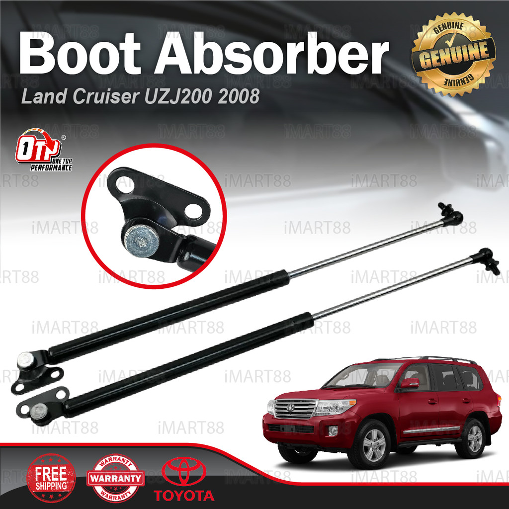 Rear Boot Damper Gas Spring Bonnet Absorber 1 Set - Toyota Land Cruiser ...
