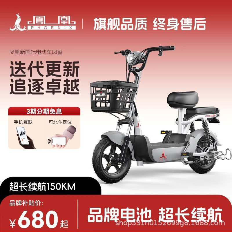 Phoenix 2025 new national standard electric bike for adults and women ...