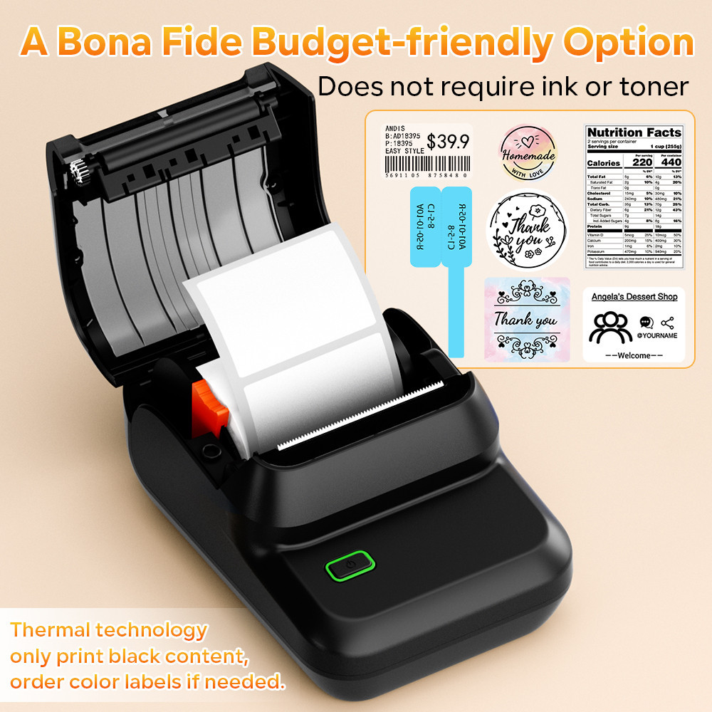 M100 Label Maker Machine with Tape, Bluetooth Label Printer Versatile ...
