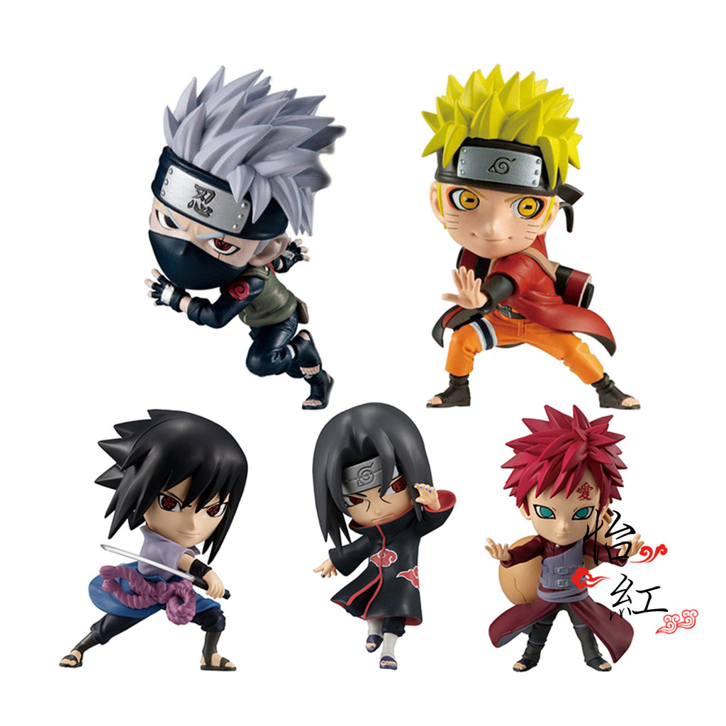 Spot Bandai Egg CHIBI MASTERS Naruto Character Style Naruto Sasuke ...