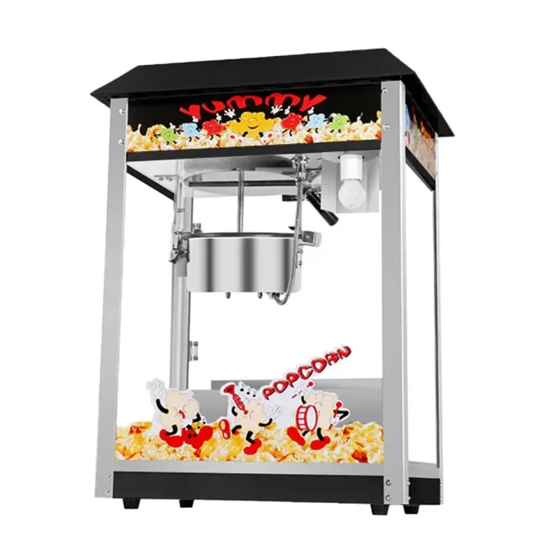 Commercial Popcorn Machine 1400W 220v Popcorn Maker Electric Heating ...