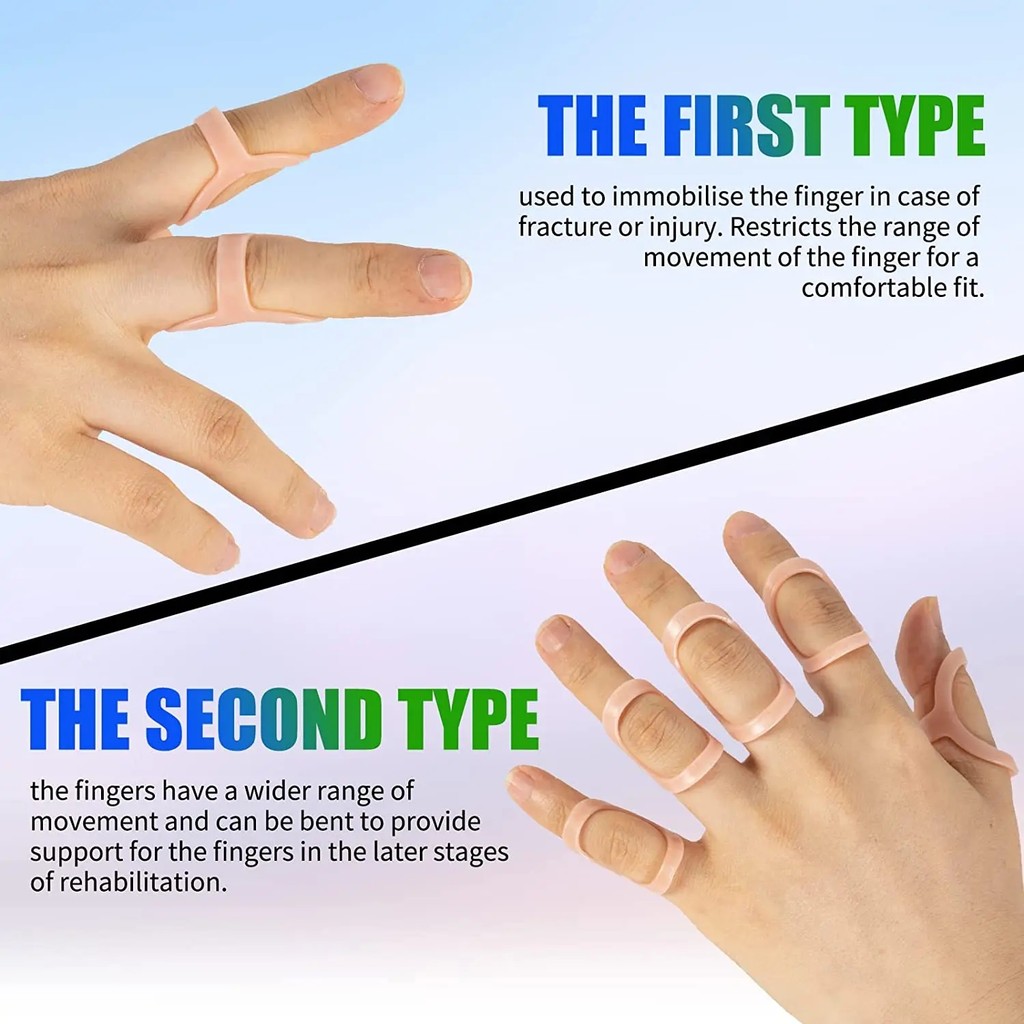 3Pcs Finger Splint Bracket Protector- Straightening Arthritis Finger ...