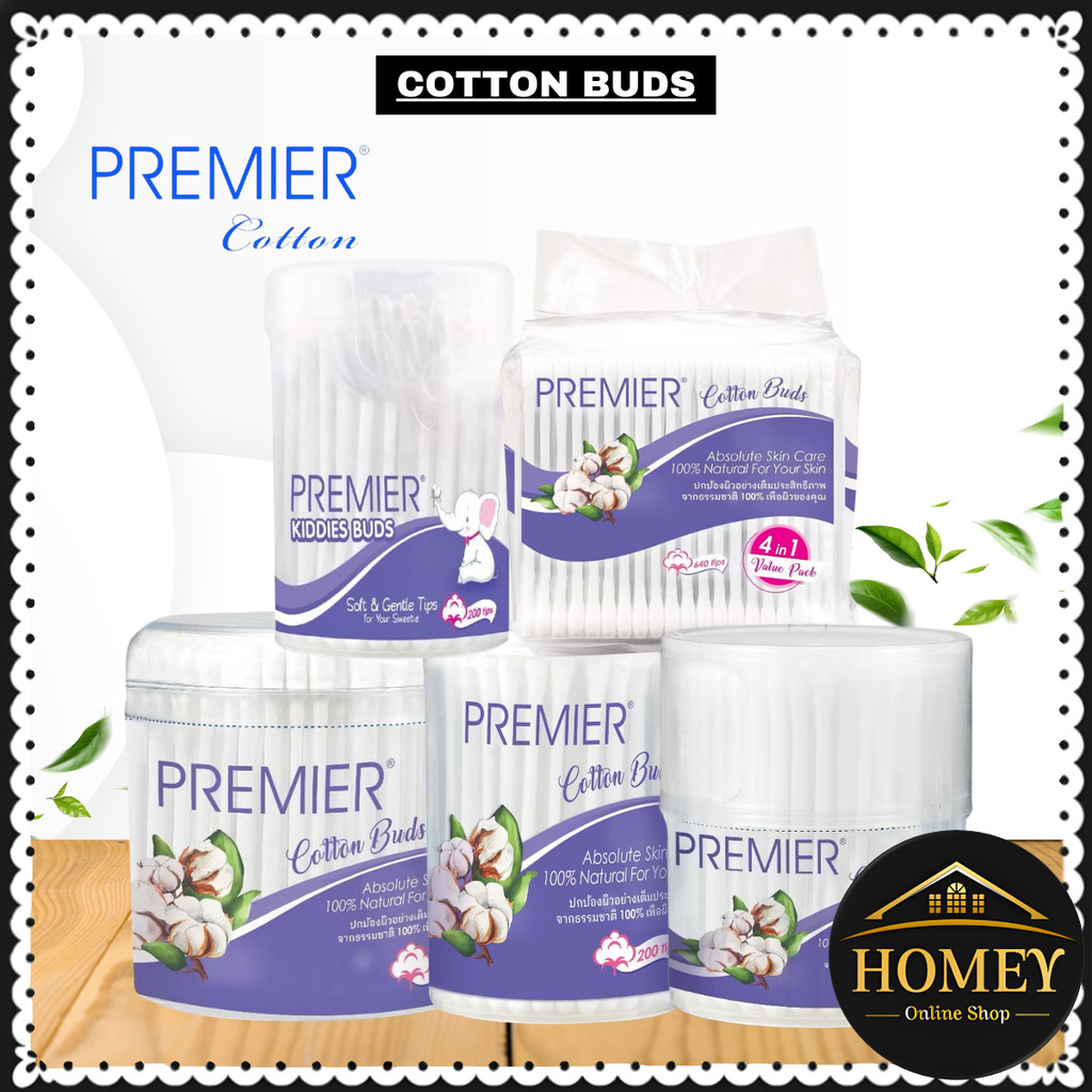 Premier Cotton Bud Skin Care Baby Kids Mother Care Natural For Skin ...