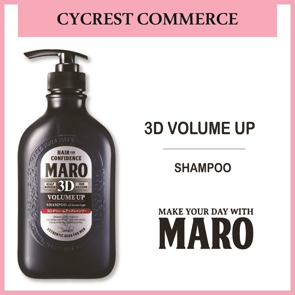 Maro 3D Volume Up Shampoo (460ML) | Shopee Malaysia