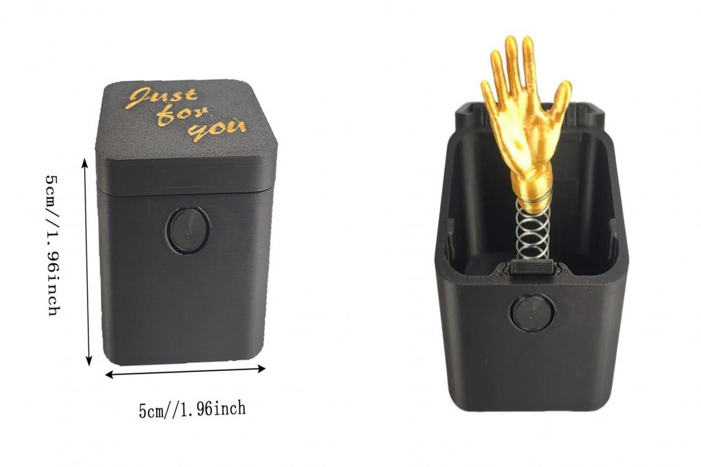 SSK_ Table Golden Gesture Box Golden Gesture Rock Paper Scissors Gift ...