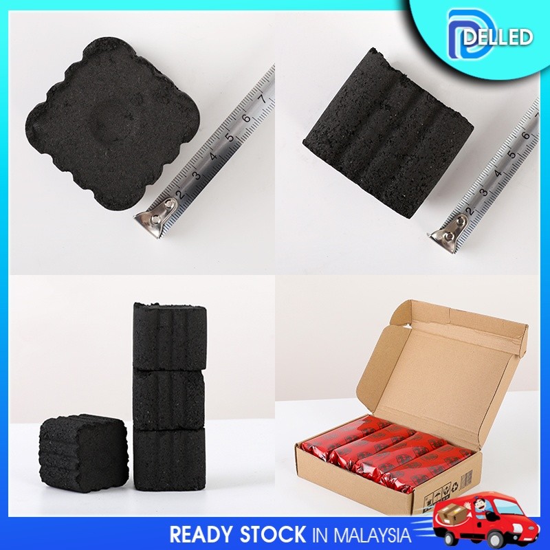 🇲🇾DELLED🇲🇾 Charcoal Shisha Briquettes Coconut Shell Arang Shisha BBQ ...