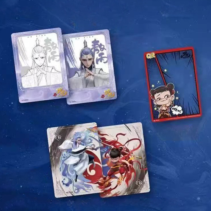 Nezha 2 Cards Pack Collectible Colorful Cartoon Character Pattern ...