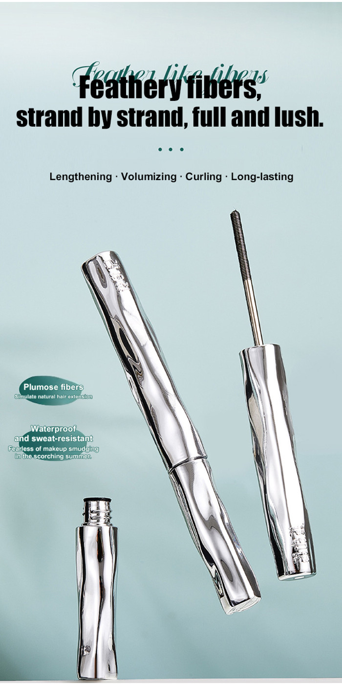 [Thick/Curly]Steel Pipe Eyelash Primer Waterproof No smudge Female Long ...