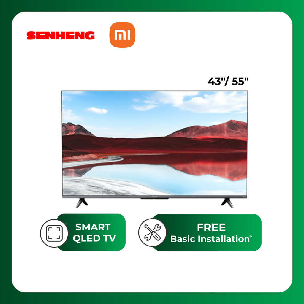 XIAOMI Smart QLED 4K TV A Pro / Television / Televisyen - 43"/55 ...