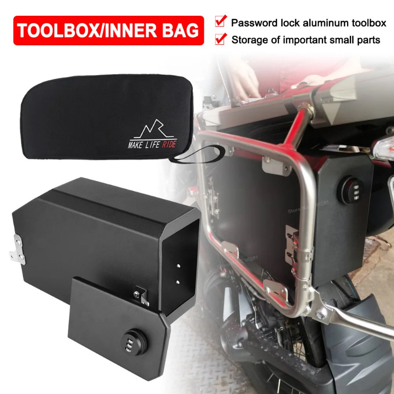 Password Lock Aluminum Tool Box Toolbox's Inner Bag For Benelli TRK502X ...