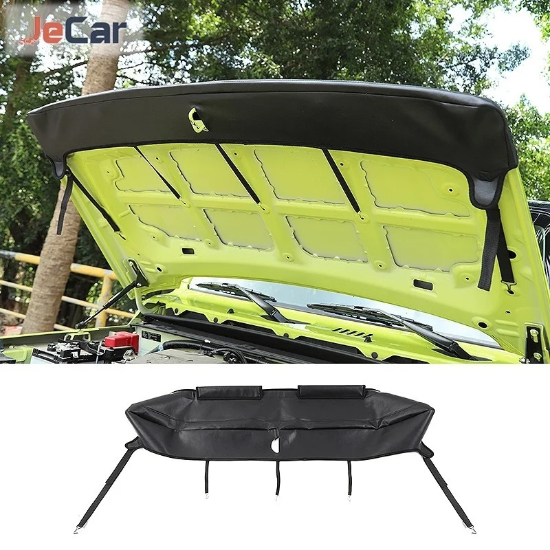 Black Car Covers Auto Engine Hood Cover Protector For Suzuki Jimny 2019 ...