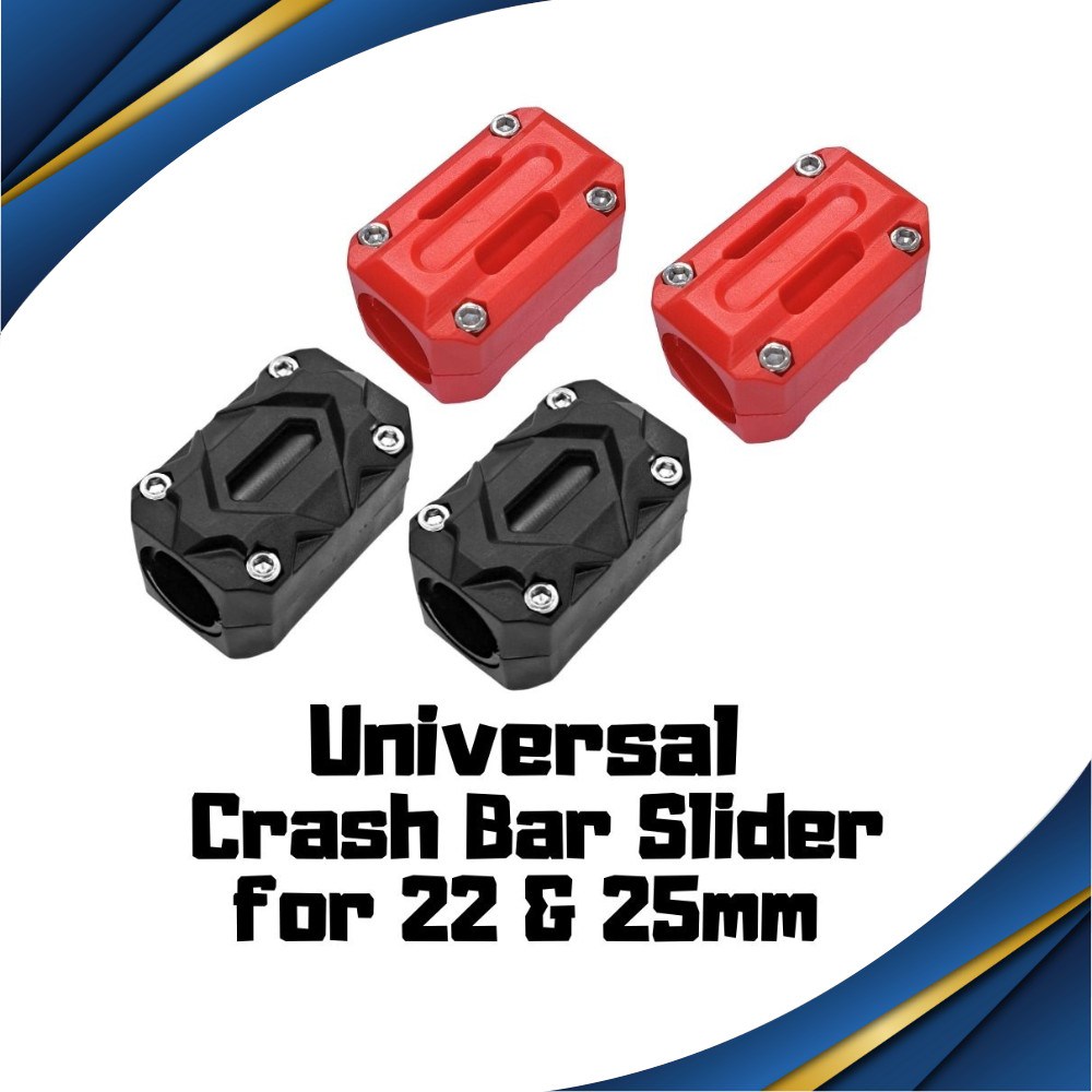 Universal Crash Bar Slider 22 & 25mm Motorcycle Accessories Crash Bar ...