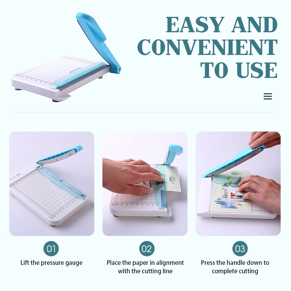 Guillotine Paper Cutter Stacks Paper Trimmer Paper Slicers for ...