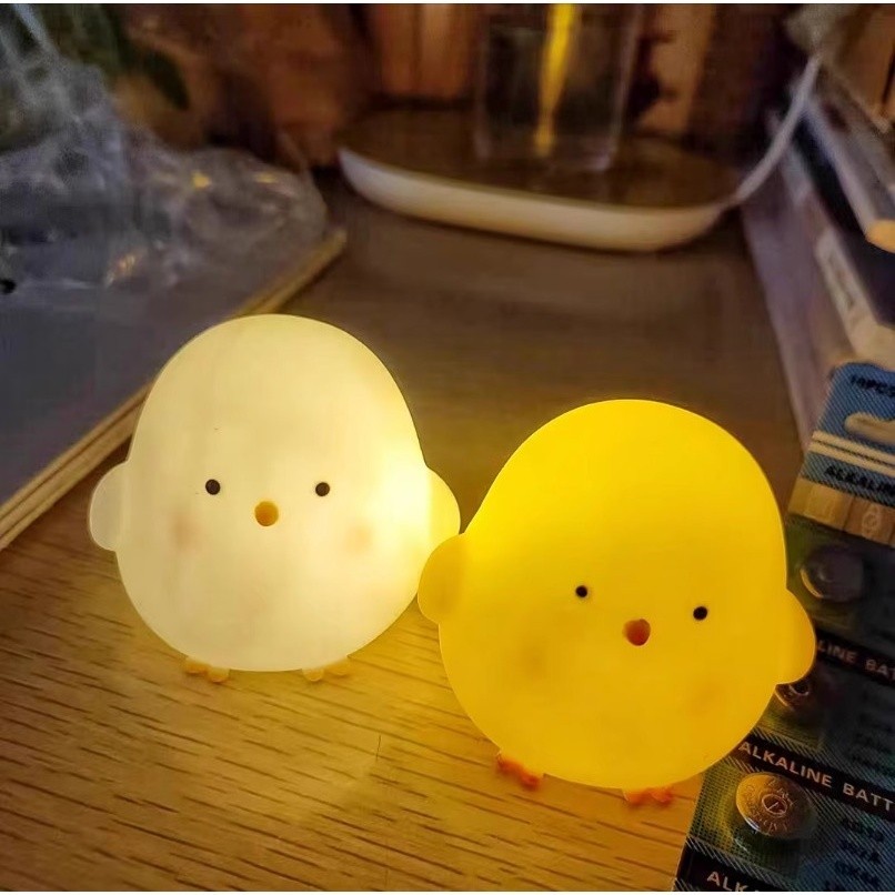 Chick Nightlight Healing Bedroom Sleep Light Cute Bedlight Dormitory ...