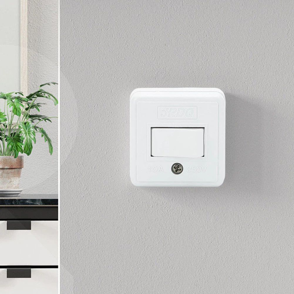 Square Switch surface mounted 1 gang for light 738 with screw | Shopee ...