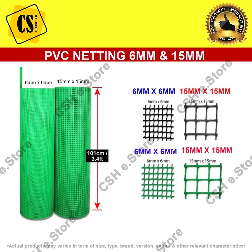 PVC NETTING PVC Jaring PVC Net Plastic Gate Guard, Mesh Netting PVC ...