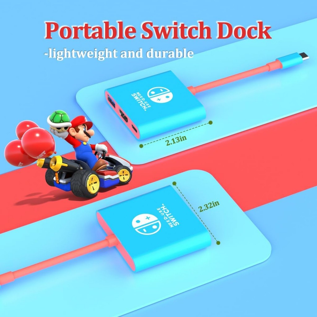 Switch Dock for Nintendo Switch TV Adapter Portable Switch Docking ...