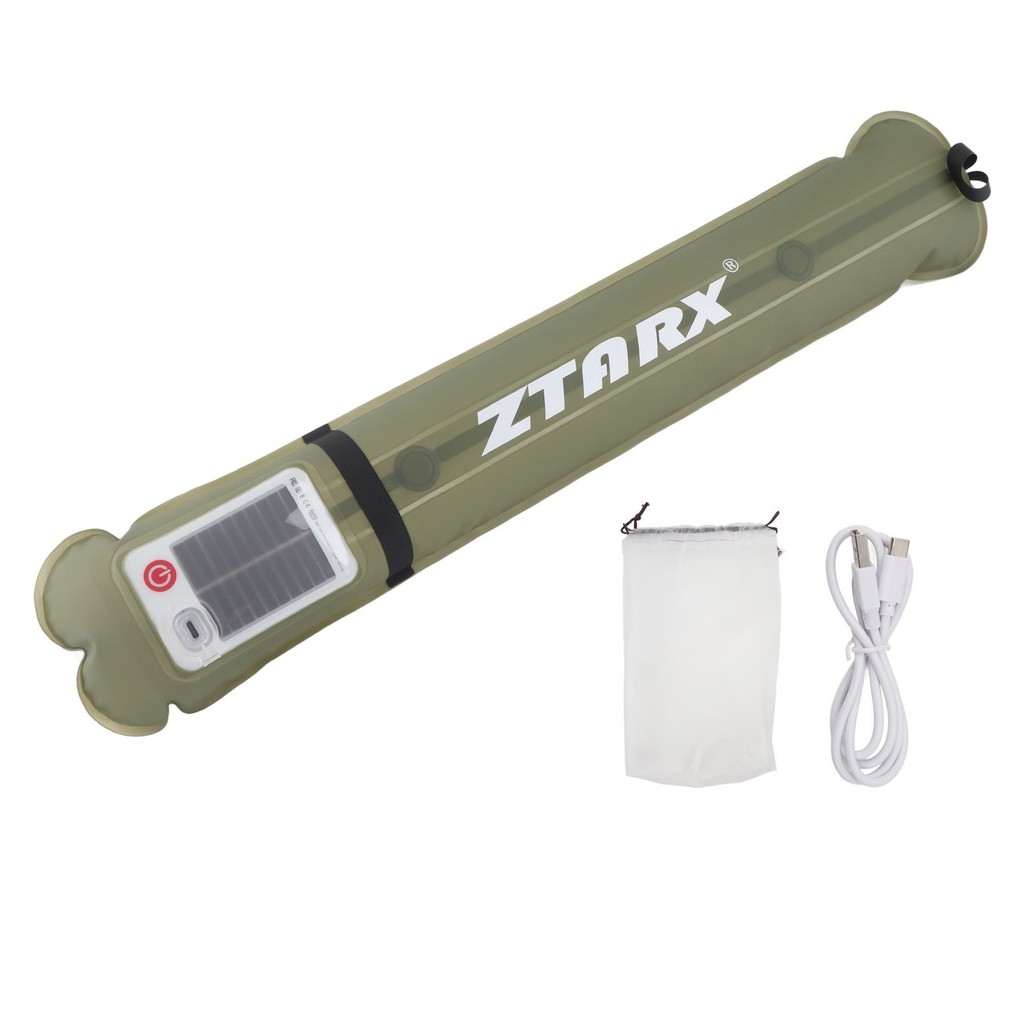 ZTARX Outdoor folding inflatable camping light, solar inflatable light ...