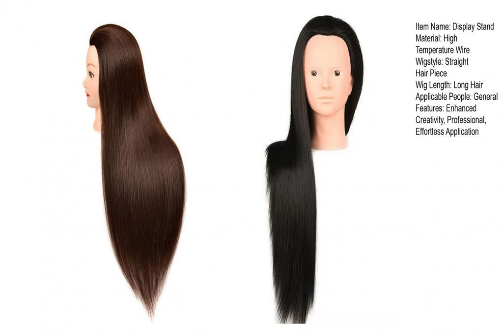 [Jm] Hair Braiding Display Stand Professional Hairstyling Mannequin 25 ...