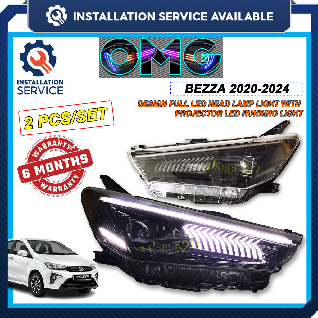 [Installation Provided] Perodua Bezza Vland 2020 - 2024 Projector Led ...