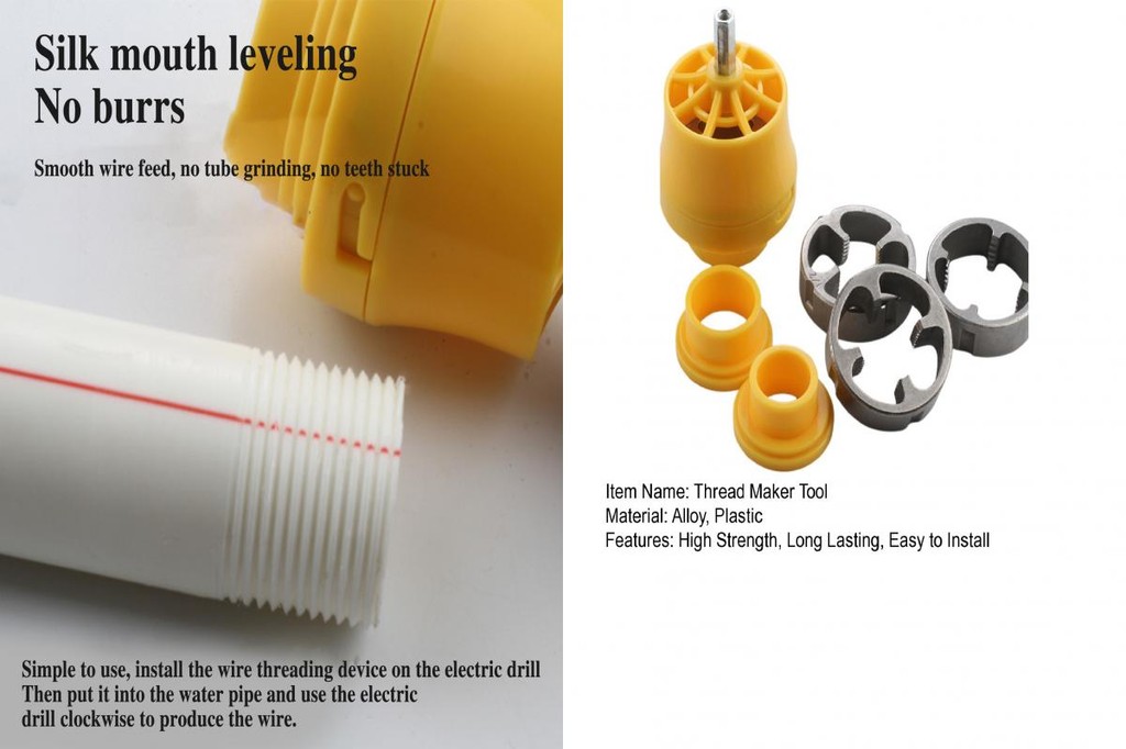 [poslajudo] Pipe Threading Tools Pipe Thread Tool Kit High Strength Pvc ...