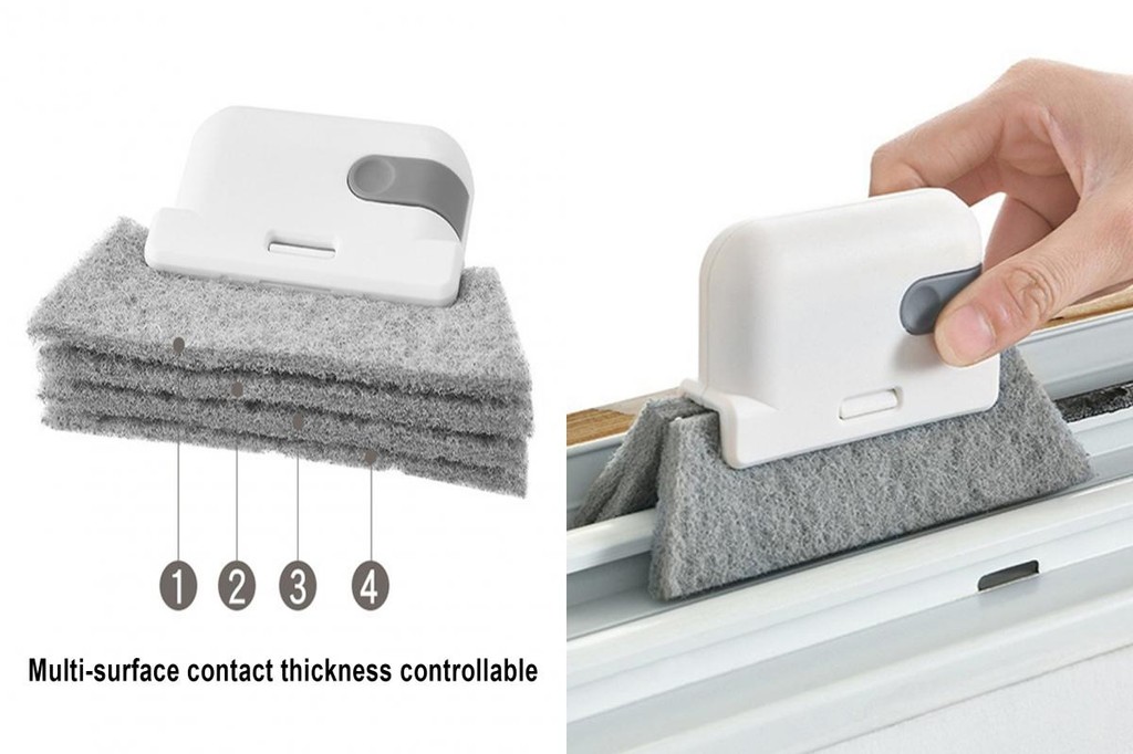 CAE| Sliding Door Track Cleaner Window Track Tool 2-in-1 Window Groove ...