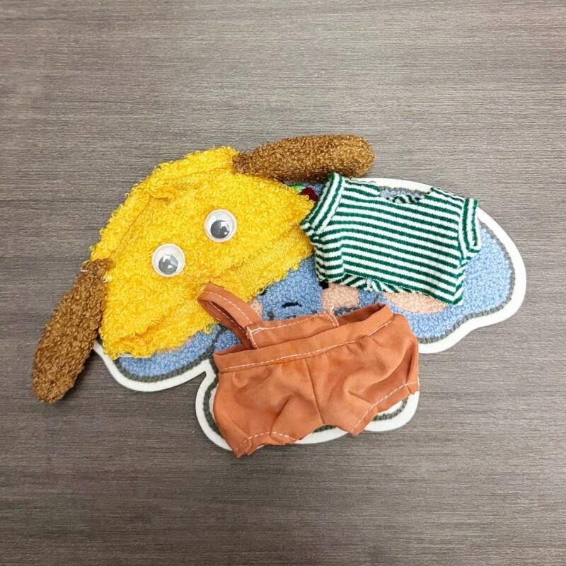17cm Labubu Clothing Pendant Cute Winter Warm Set Labubu V1 V2 Clothes ...