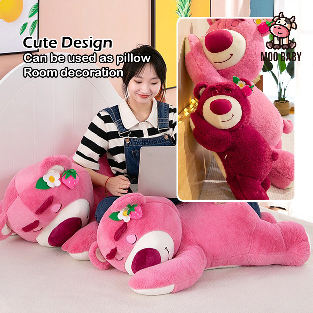 ⭐Moo Baby Anak Patung Lotso Bear Anak Patung Besar Big Plushie Big Bear ...