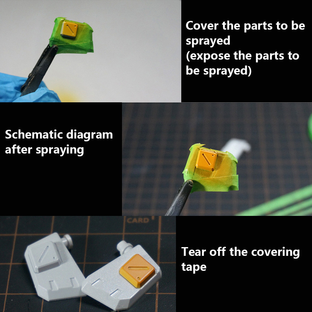 [Ready Stock]18m Masking Tape MS084, Model Painting Tape, Spray Masking Paper, High-Detail ...