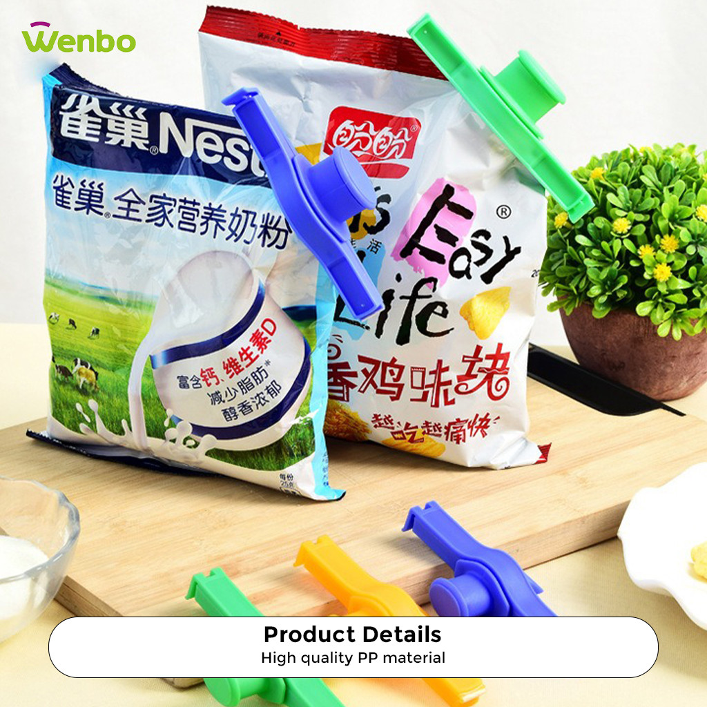 Wenbo Food Sealer Clip with Nozzle Food Sealing Clip Food Clipper ...