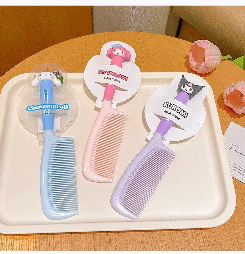 Sanrio Kuromi Comb Cartoon Melody Cinnamoroll Cute Doll Combs Tooth ...