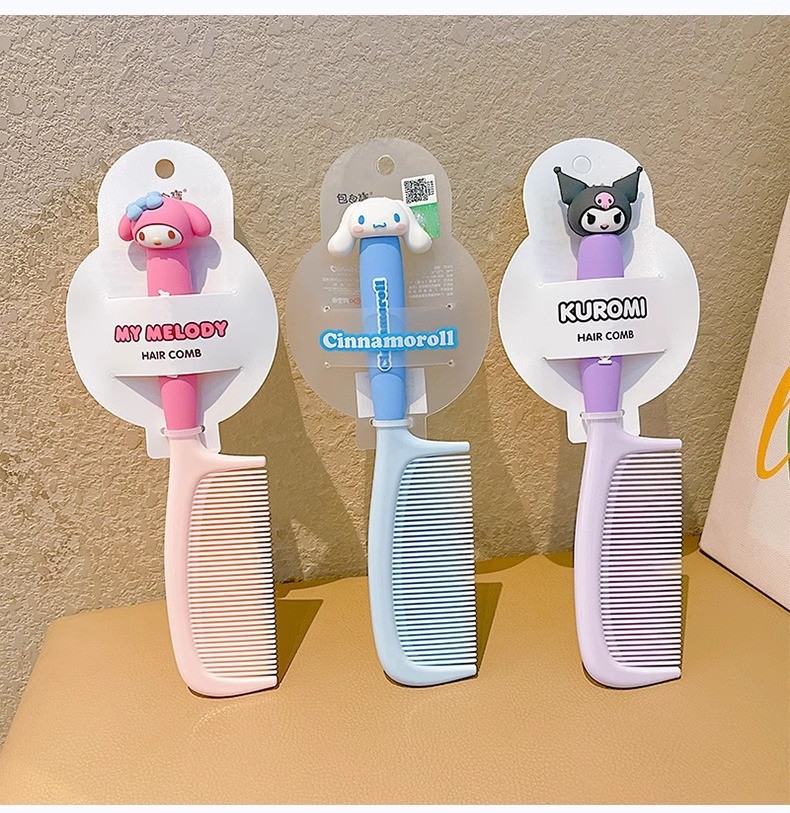 Sanrio Kuromi Comb Cartoon Melody Cinnamoroll Cute Doll Combs Tooth ...