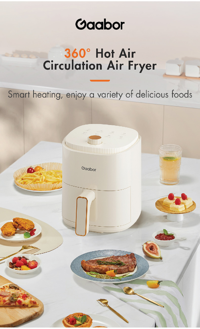 Gaabor Flash Deal Bundle 3.5L Air Fryer AF-35M02A and 1.5L Multi Cooker ...