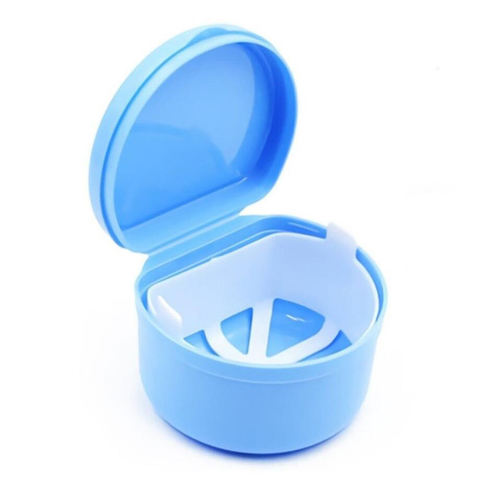 Denture Bath Box Cleaning Teeth Case Dental False Teeth Storage Box ...