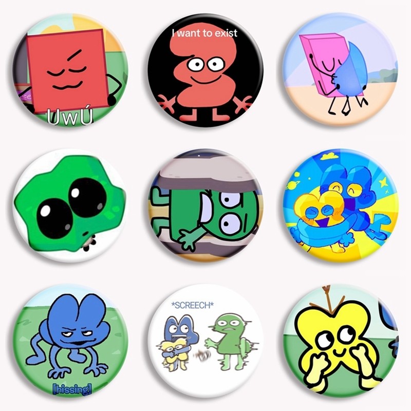 Bfb 4x Meme Two Leafy Creative Funny Button Metal Pin Perish Four ...